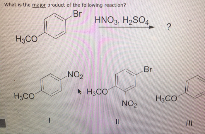 Solved What is the major product of the following reaction? | Chegg.com