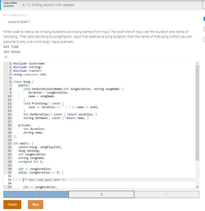 Solved 458170.2368878.q×3zqy7 Jump to level 1 Write code to | Chegg.com