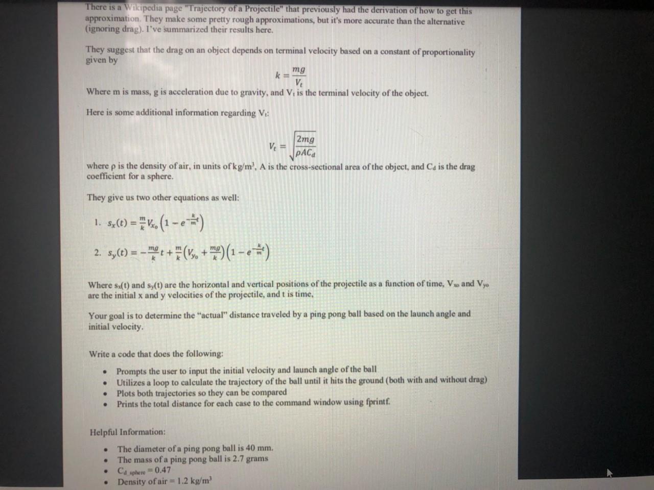 Solved Looking For The Matlab Code That Solves 