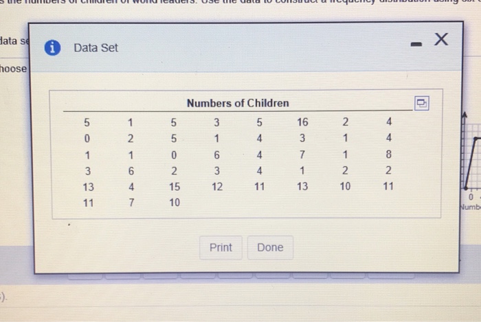 Solved The accompanying data set lists the numbers of | Chegg.com