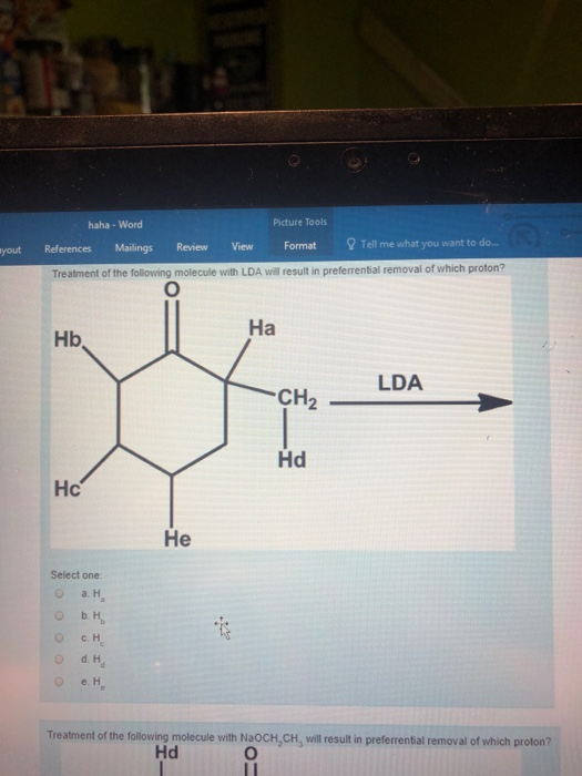 Solved Picture Tools haha-Word References Mailings Review | Chegg.com