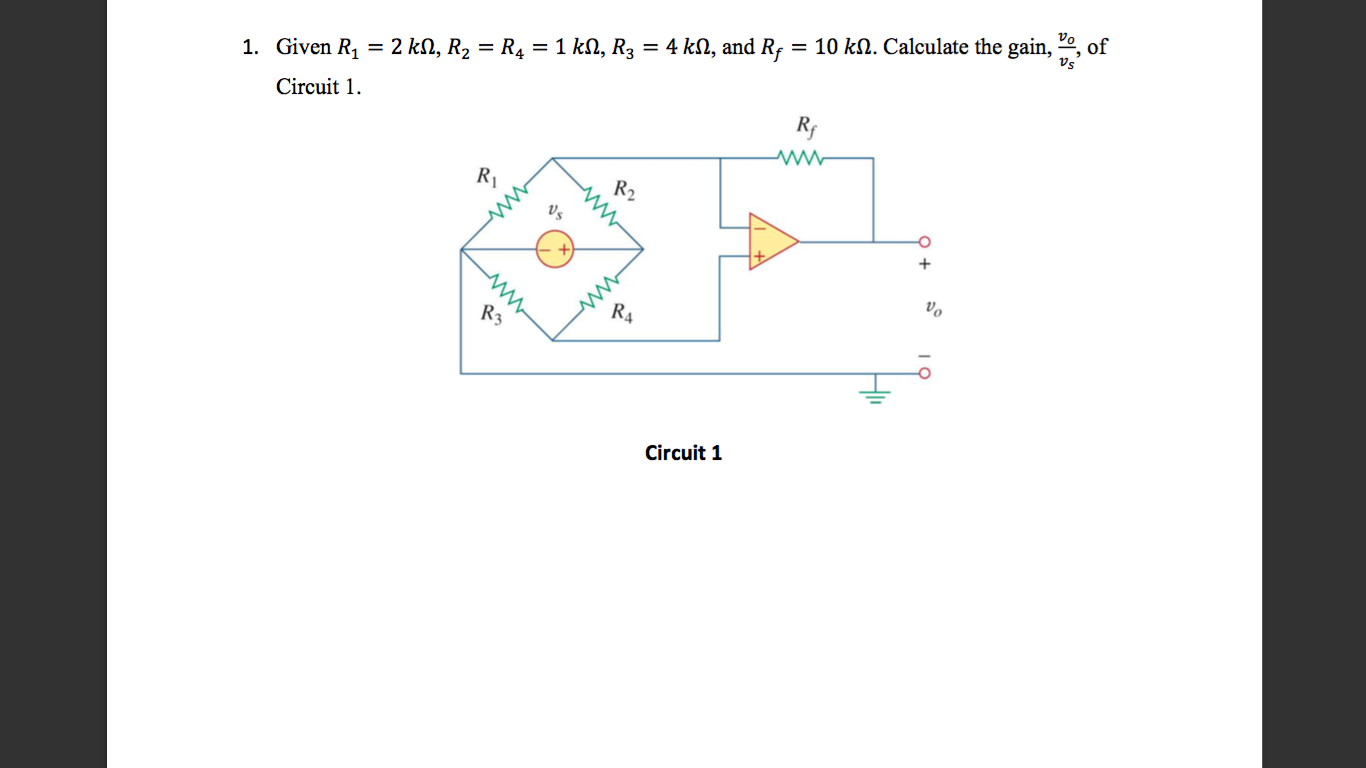 Solved ANSWER IN ENGINEERING NOTATION WITH PROPER UNITS AND | Chegg.com