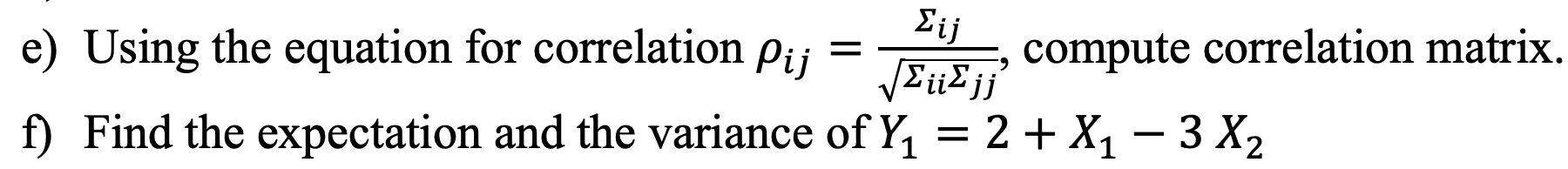 Solved Problem 1 Linear Algebra And Random Variables