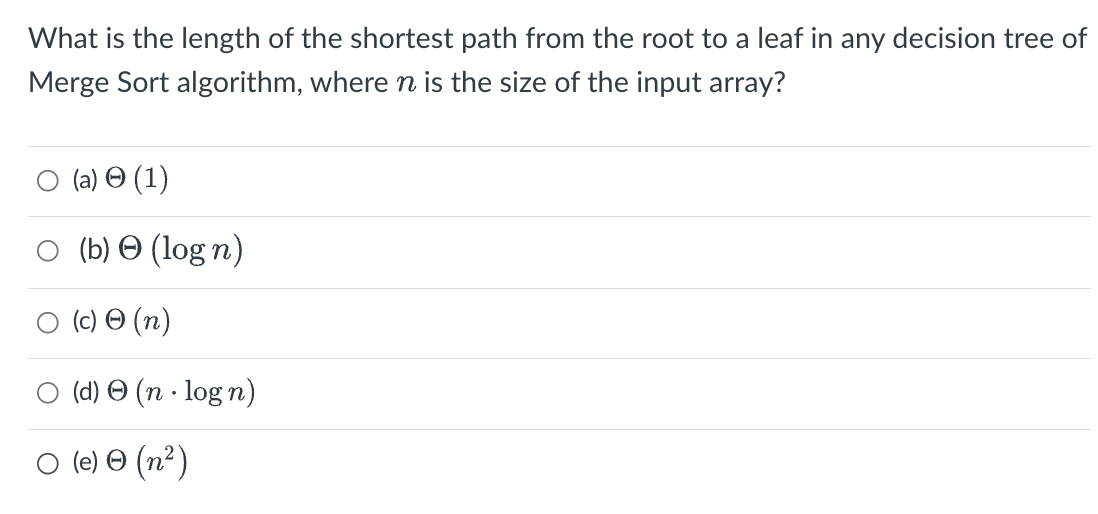 Solved What is the length of the shortest path from the root | Chegg.com