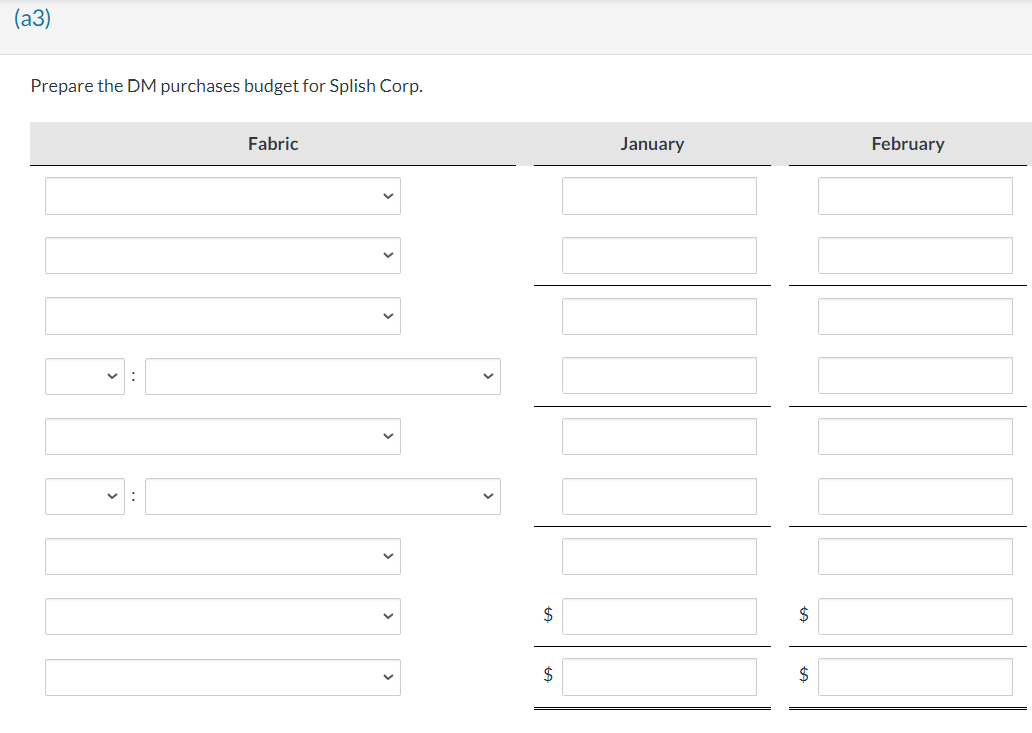 Solved The management team at Splish Corporation is | Chegg.com
