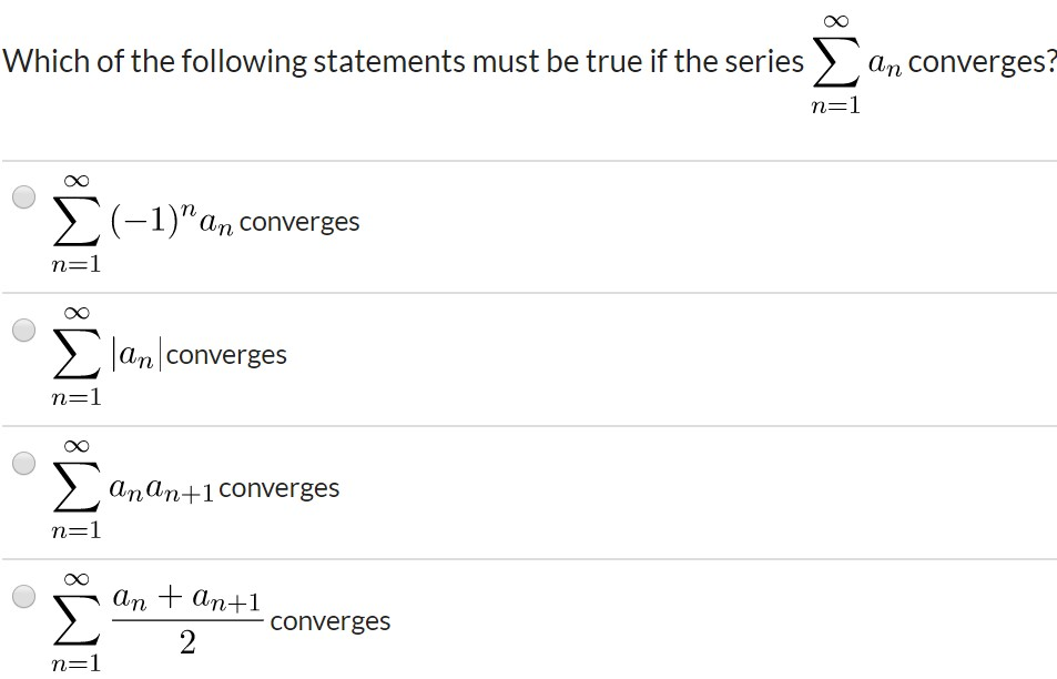 Solved Which of the following statements must be true if the | Chegg.com