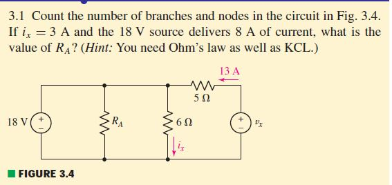 Solved 3.1 Count the number of branches and nodes in the | Chegg.com Solved 3.1 Count the number of branches and nodes in the | Chegg.com