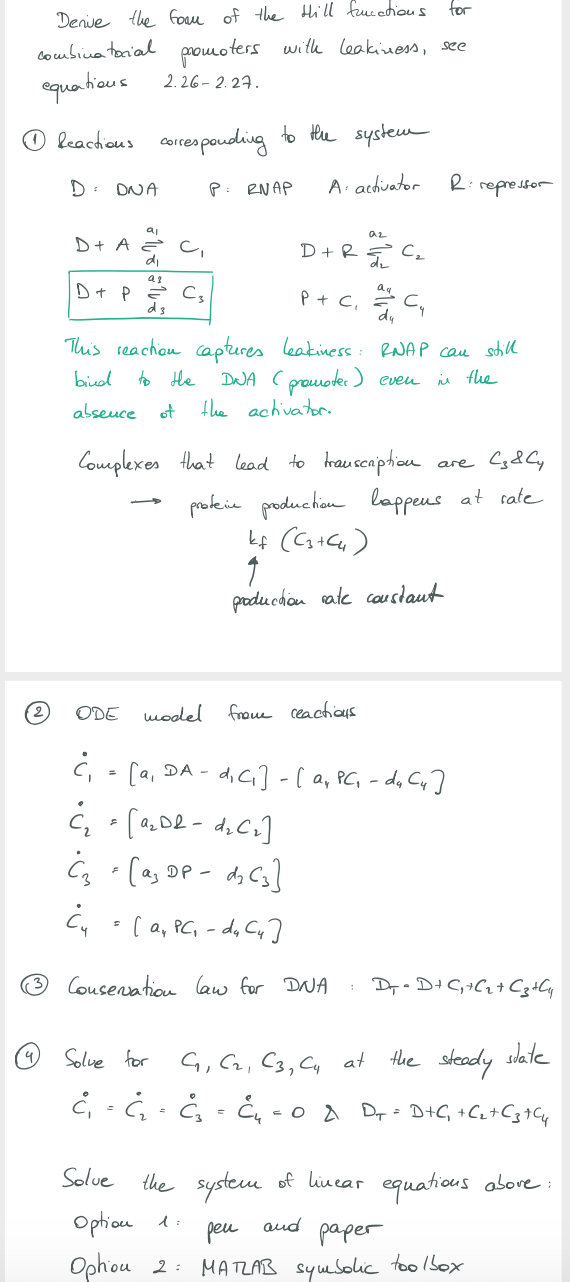 Solved Derive the expressions of C and A as a function of B | Chegg.com