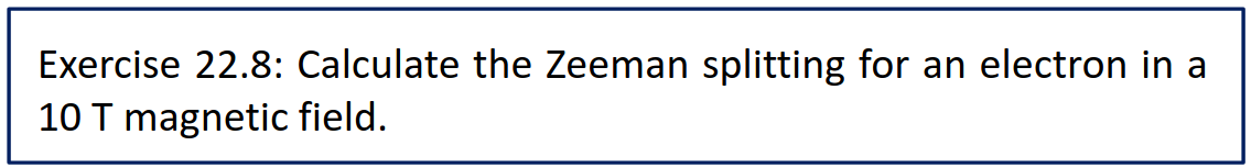 Solved Zeeman Effect • The energy diagram for an electron in | Chegg.com