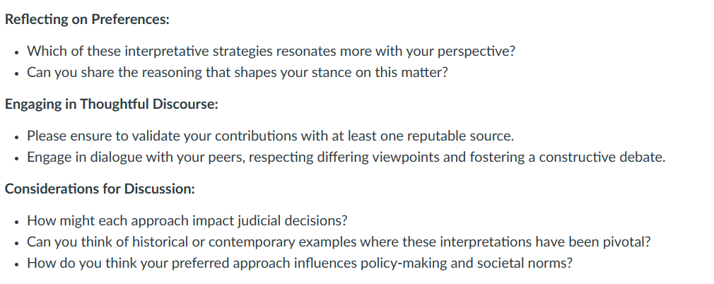 Solved Reflecting on Preferences: - Which of these | Chegg.com