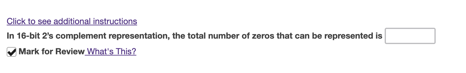 Solved Click to see additional instructions In 16-bit 2's | Chegg.com