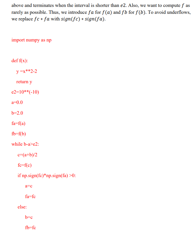 Solved Chapter 3: Rootfinding We say a number x in the | Chegg.com