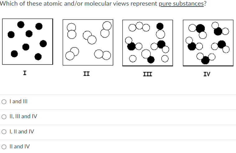 Solved Which Of These Atomic And Or Molecular Views