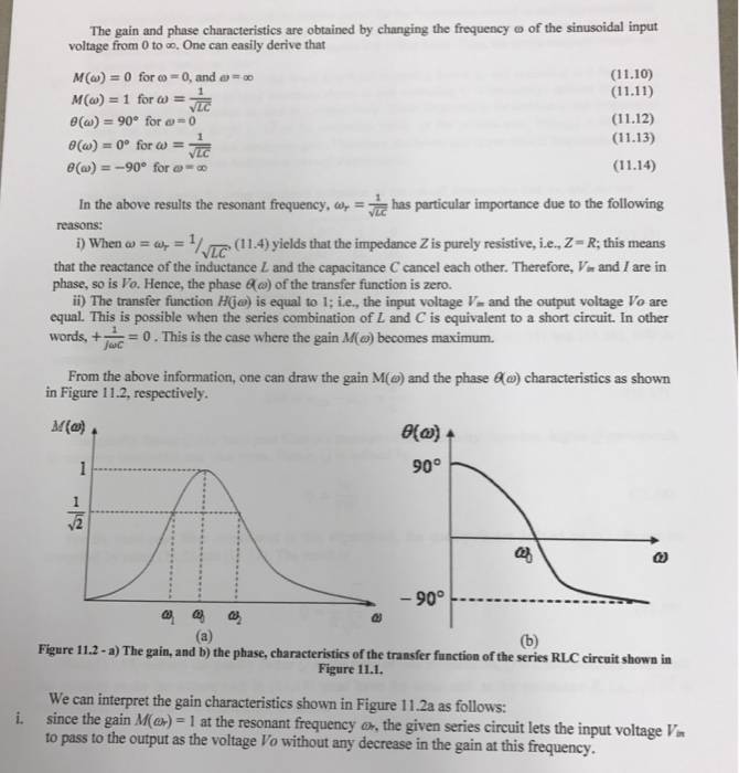 Solved Experimentally determine the resonance frequency in a | Chegg.com