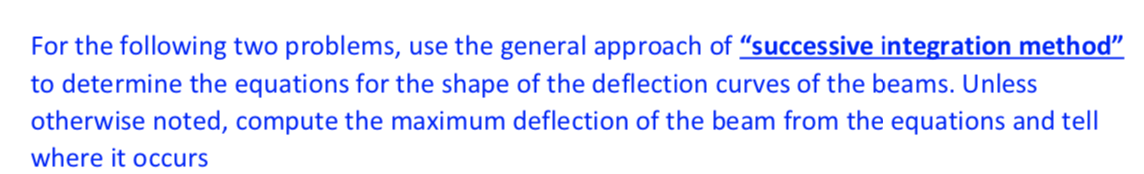 Solved For the following two problems, use the general | Chegg.com