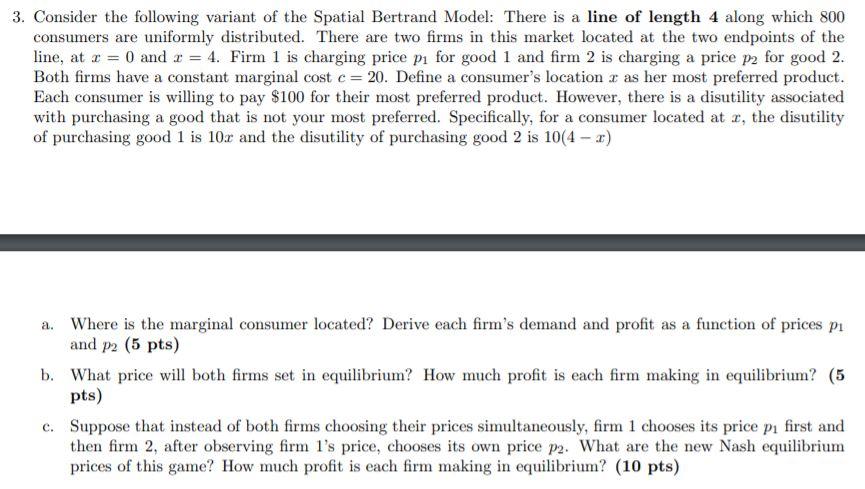 Solved 3. Consider the following variant of the Spatial | Chegg.com