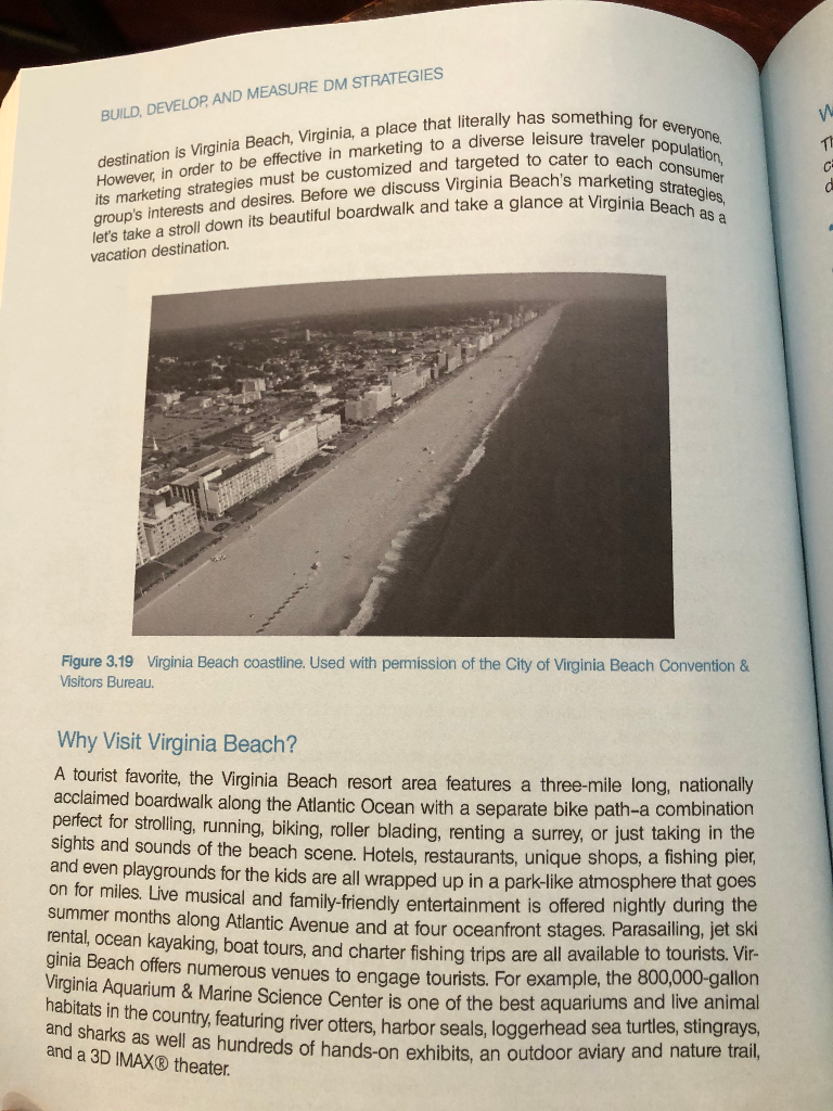 Solved CASE: VIRGINIA BEACH TOURISM Do you like to travel? | Chegg.com