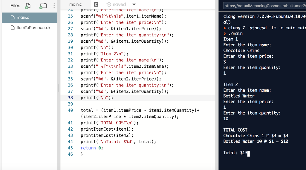(Solved) : 76 Lab Warm Online Shopping Cart Part 1 1 Create Three Files ...