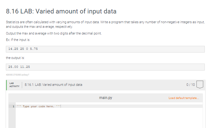 Solved Statistics are often calculated with varying amounts | Chegg.com