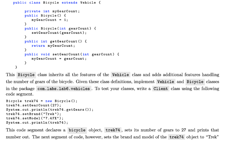 Solved 2 Vehicle Hierarchy In the vehicle domain, we could | Chegg.com