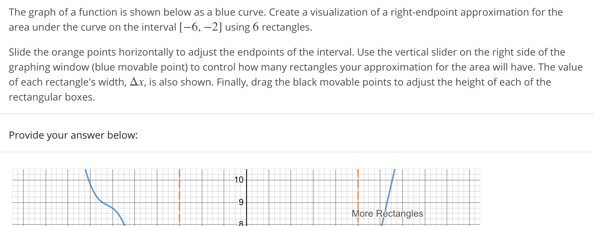 Solved The Graph Of A Function Is Shown Below As A Blue