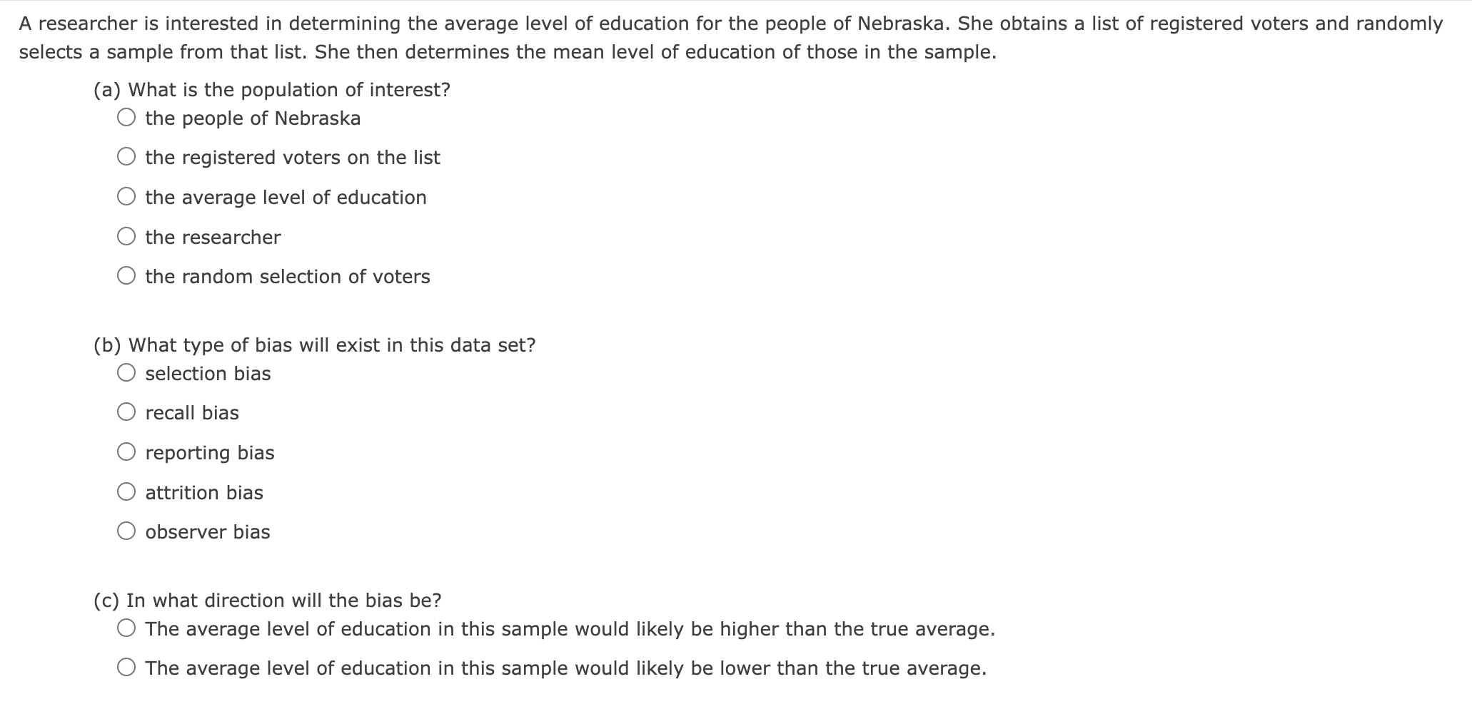 Solved Researcher Is Interested In Determining The Average