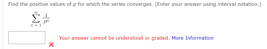 Solved Find the positive values of p for which the series | Chegg.com