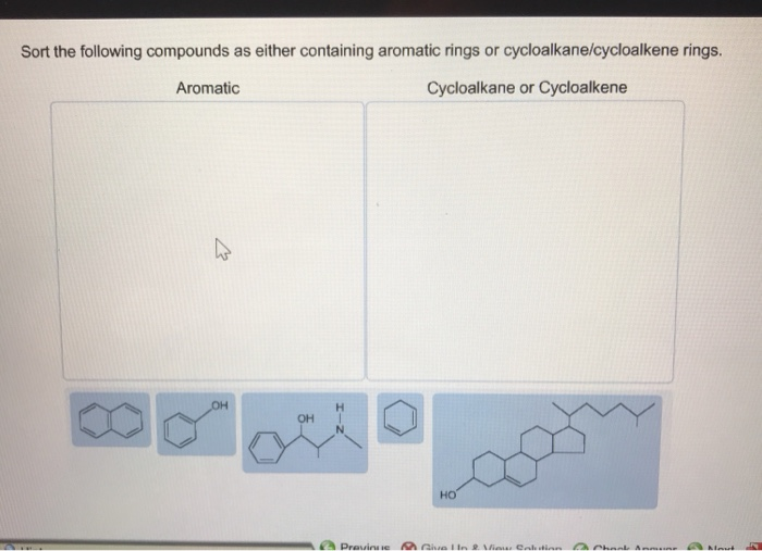 Solved Sort the following compounds as either containing | Chegg.com