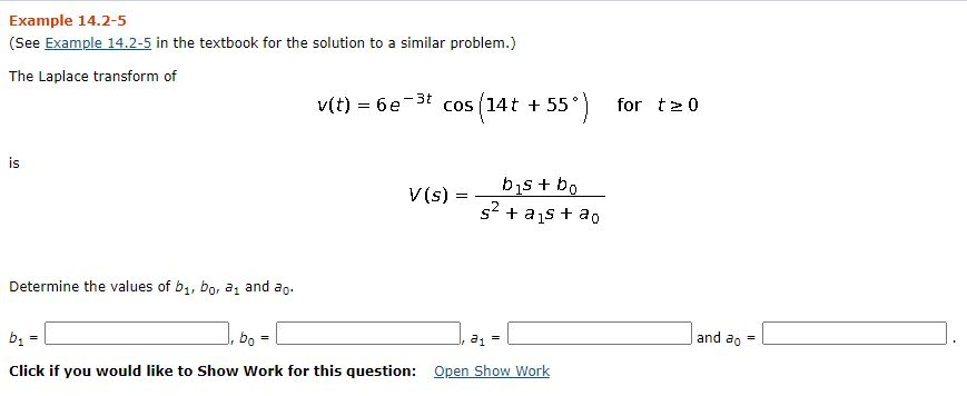 Solved Example 14.2-4 (See Example 14.2-4 in the textbook | Chegg.com
