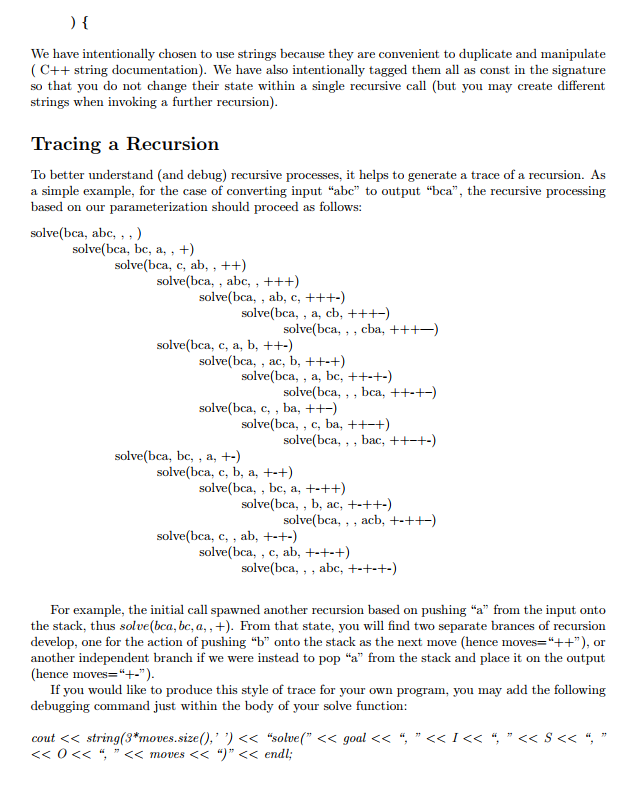 Lab 8: Anagrams by Stack Submission Please submit the | Chegg.com