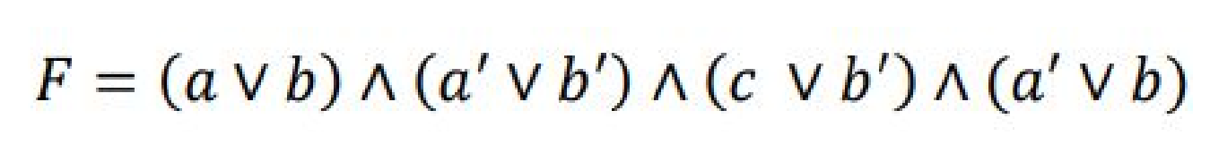 Solved The boolean formula is given as follows. The above | Chegg.com
