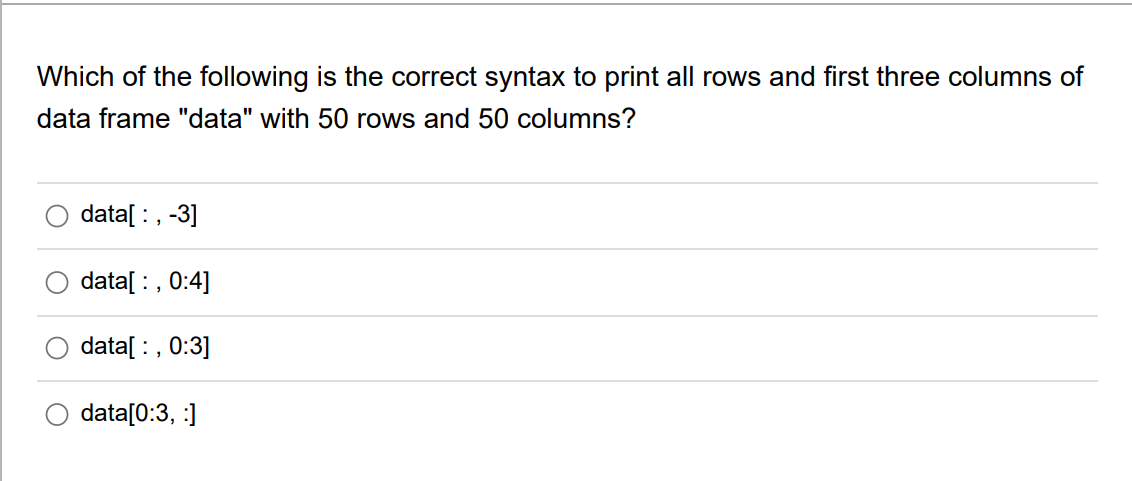 Which of the following is the correct syntax to print | Chegg.com