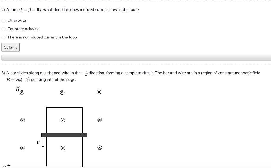 Solved A square wire loop is in a region of uniform | Chegg.com