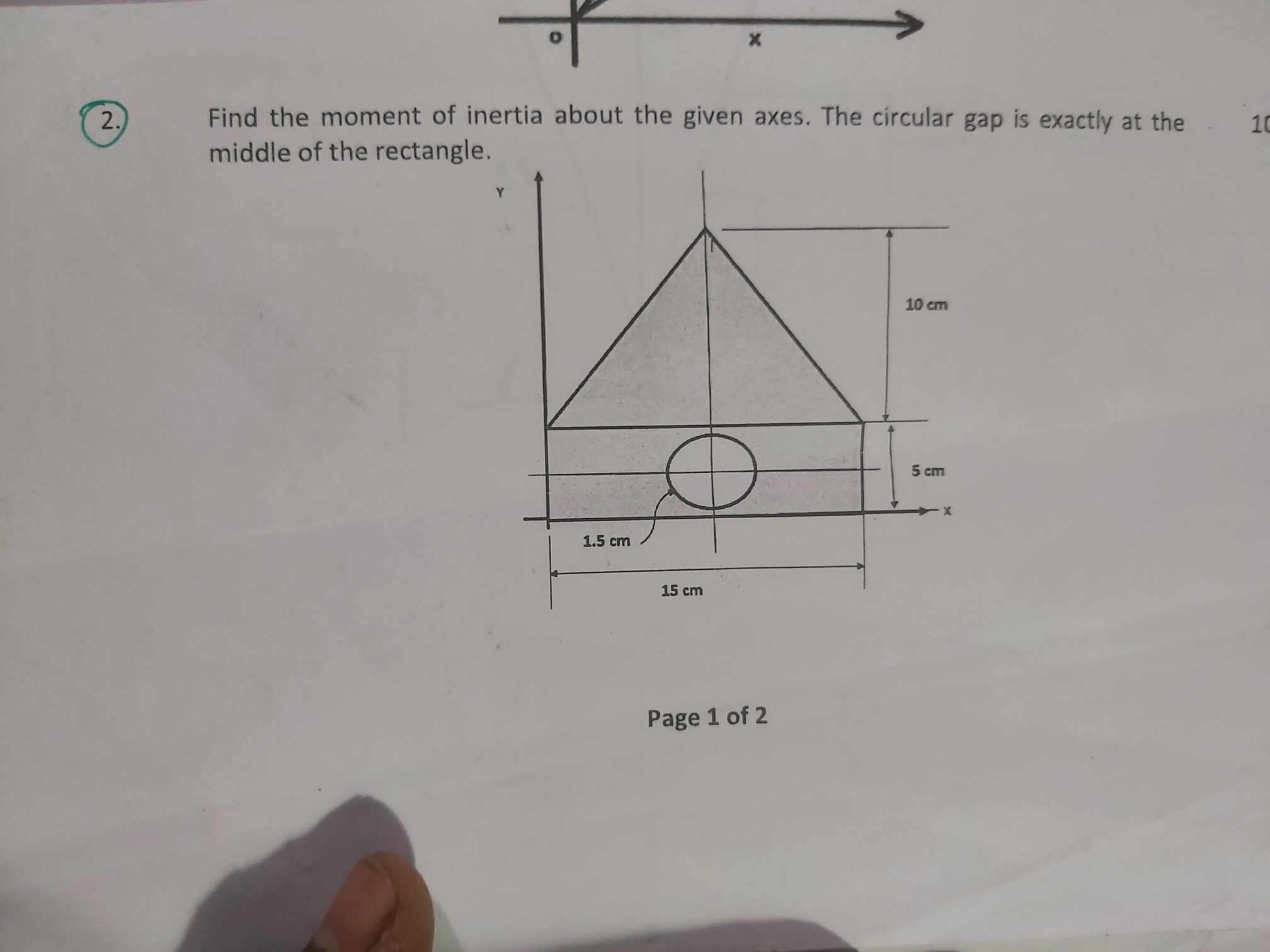 Solved Find the moment of inertia about the given axes. The | Chegg.com