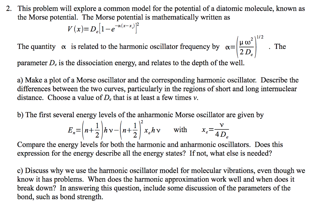 Solved 2. This problem will explore a common model for the | Chegg.com