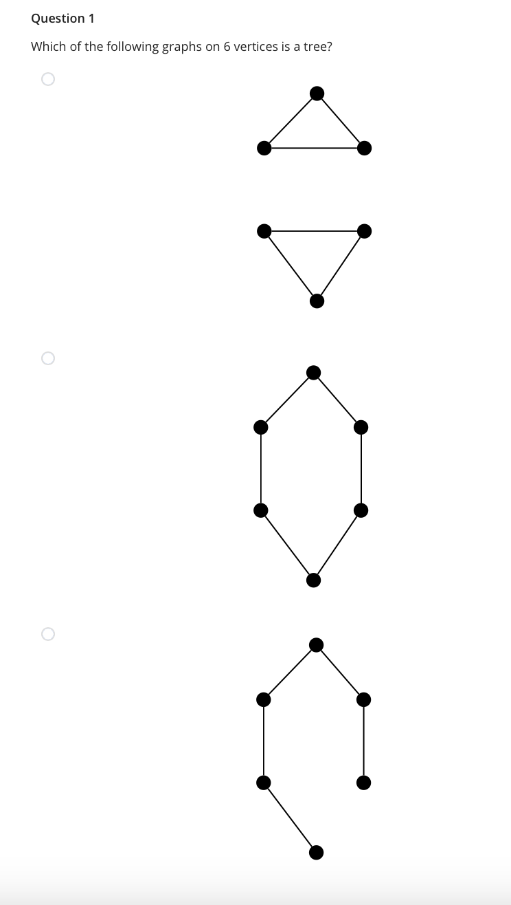 Solved Which of the following is a complete binary | Chegg.com