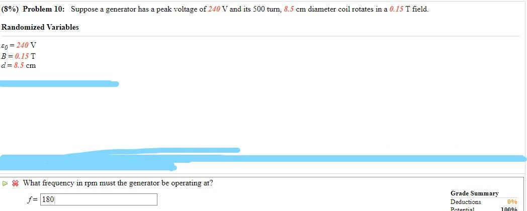 Solved (8\%) Problem 10: Suppose a generator has a peak | Chegg.com Solved (8\%) Problem 10: Suppose a generator has a peak | Chegg.com