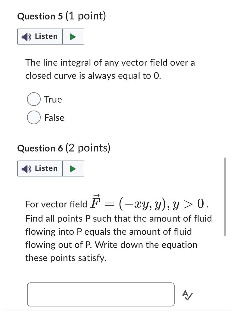 Solved Given a vector field F=(2xy−2y+(y+1)2,(x−1) . It's | Chegg.com