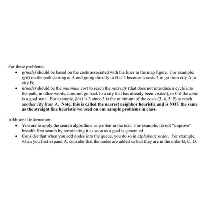 Solved Route finding related problems using the below | Chegg.com