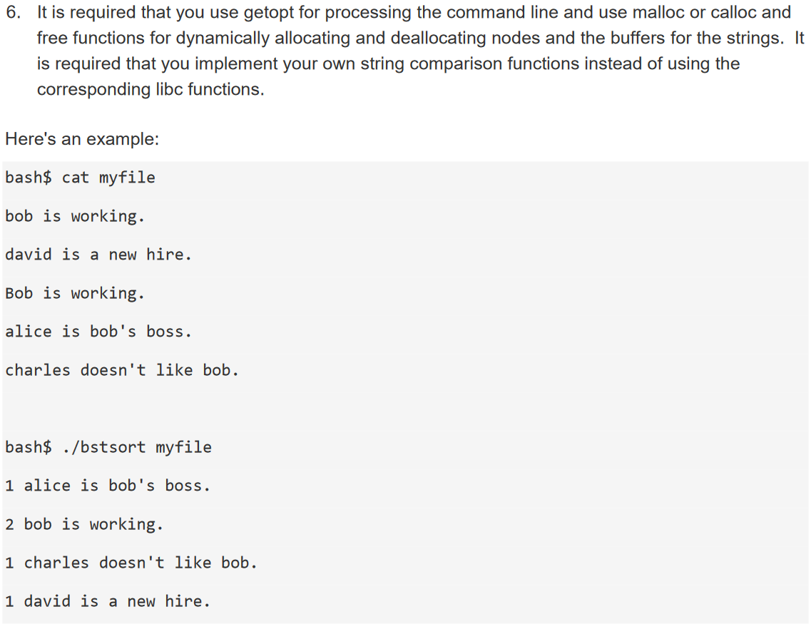 COP4338 Caryl Rahn Assignment #1: Sorting with Binary | Chegg.com