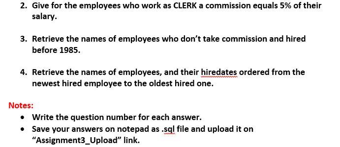Solved EMP EMPNO ENAME JOB MGR HIREDATE SAL COMM DEPTNO Dept | Chegg.com