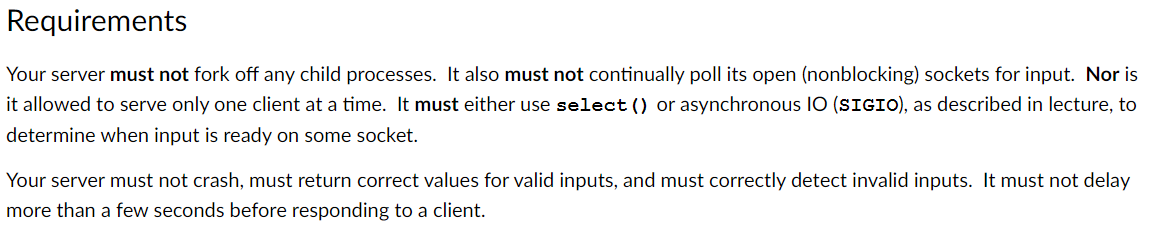 Solved Please help with this TCP multiplexing server. The | Chegg.com