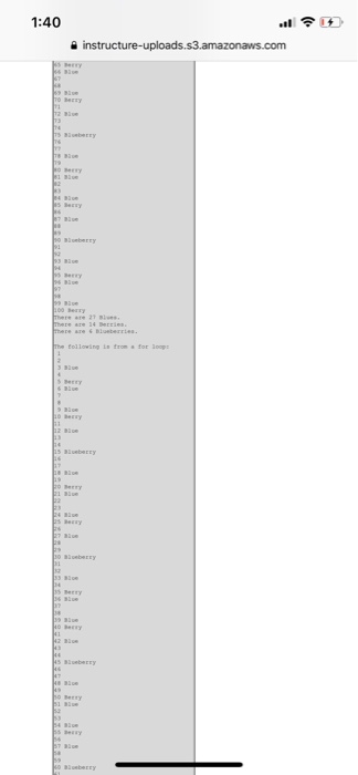 Solved 1:40 a instructure-uploads.s3.amazonaws.com JAVA | Chegg.com