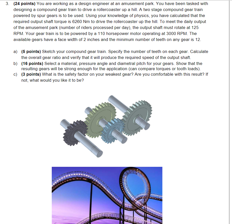 Solved 3. (24 points) You are working as a design engineer | Chegg.com