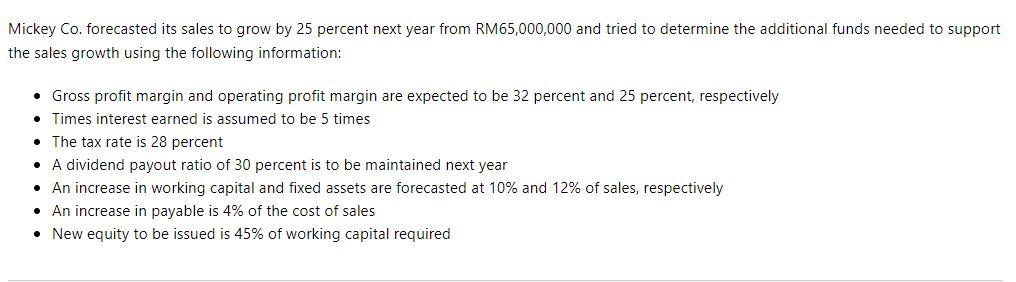 a) Determine the additional financing needed for next | Chegg.com
