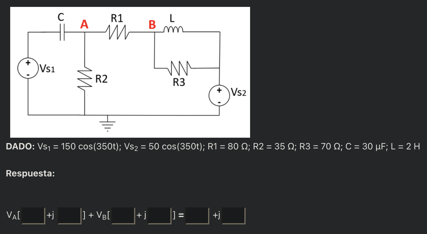 Solved Use Node Voltage Analysis To Find The Equation In 5389