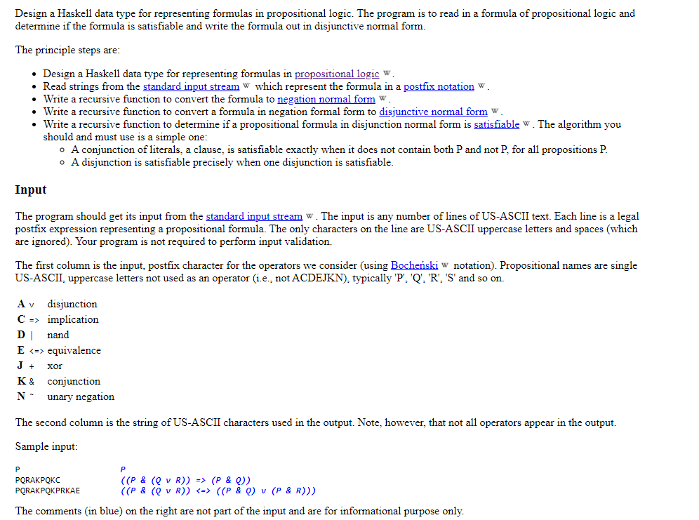 How Do I Code this in Haskell Output For every line | Chegg.com