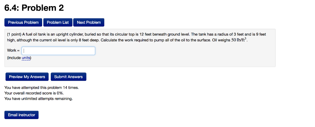 Solved 64 Problem 2 Previous Problemproblem List Next