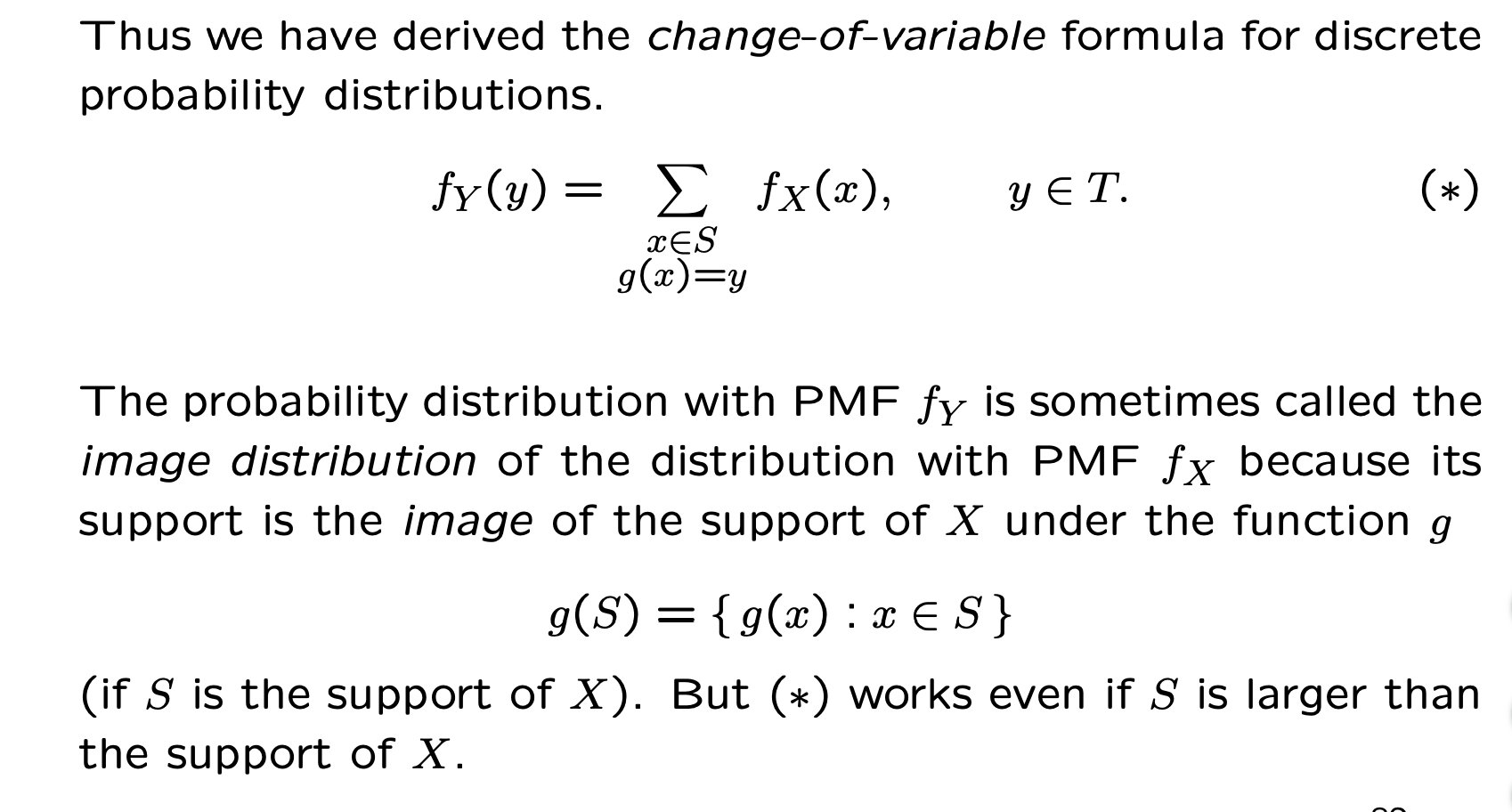 Solved 2-1. Suppose we have a PMF fx with domain S (the | Chegg.com