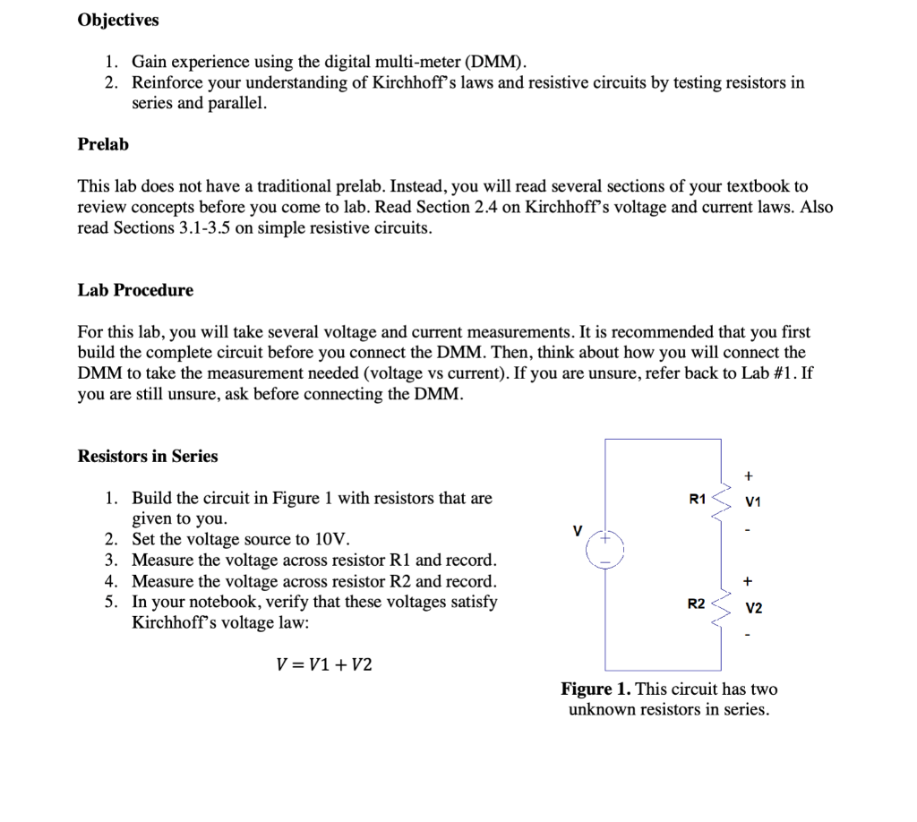 Solved Objectives 1. Gain experience using the digital | Chegg.com